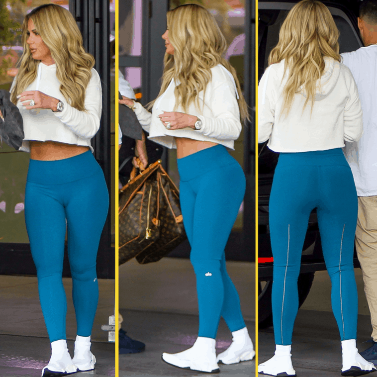 Kim Zolciak in Yoga Pants [ROUND & FAT] - GirlsInYogaPants.com